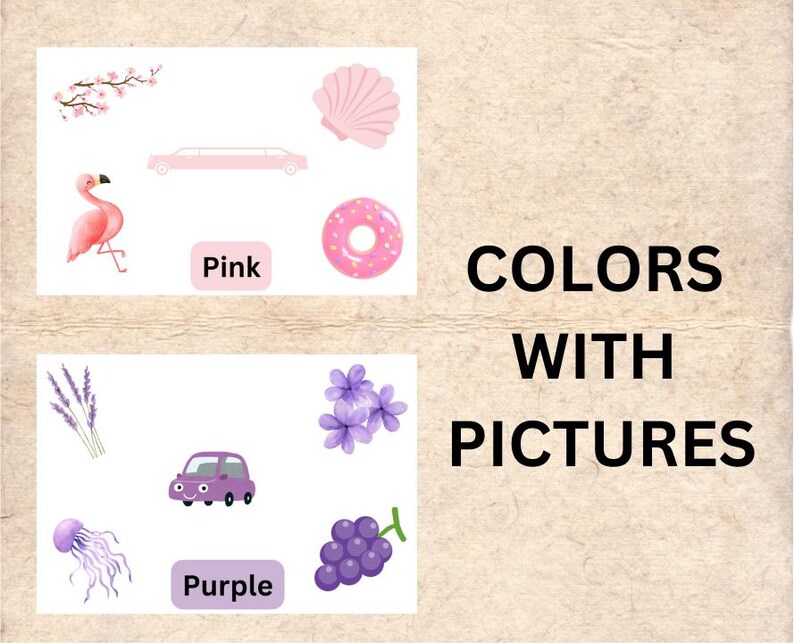 Colors Flashcards, Printable Flashcards , Learning Colors , Toddler ...