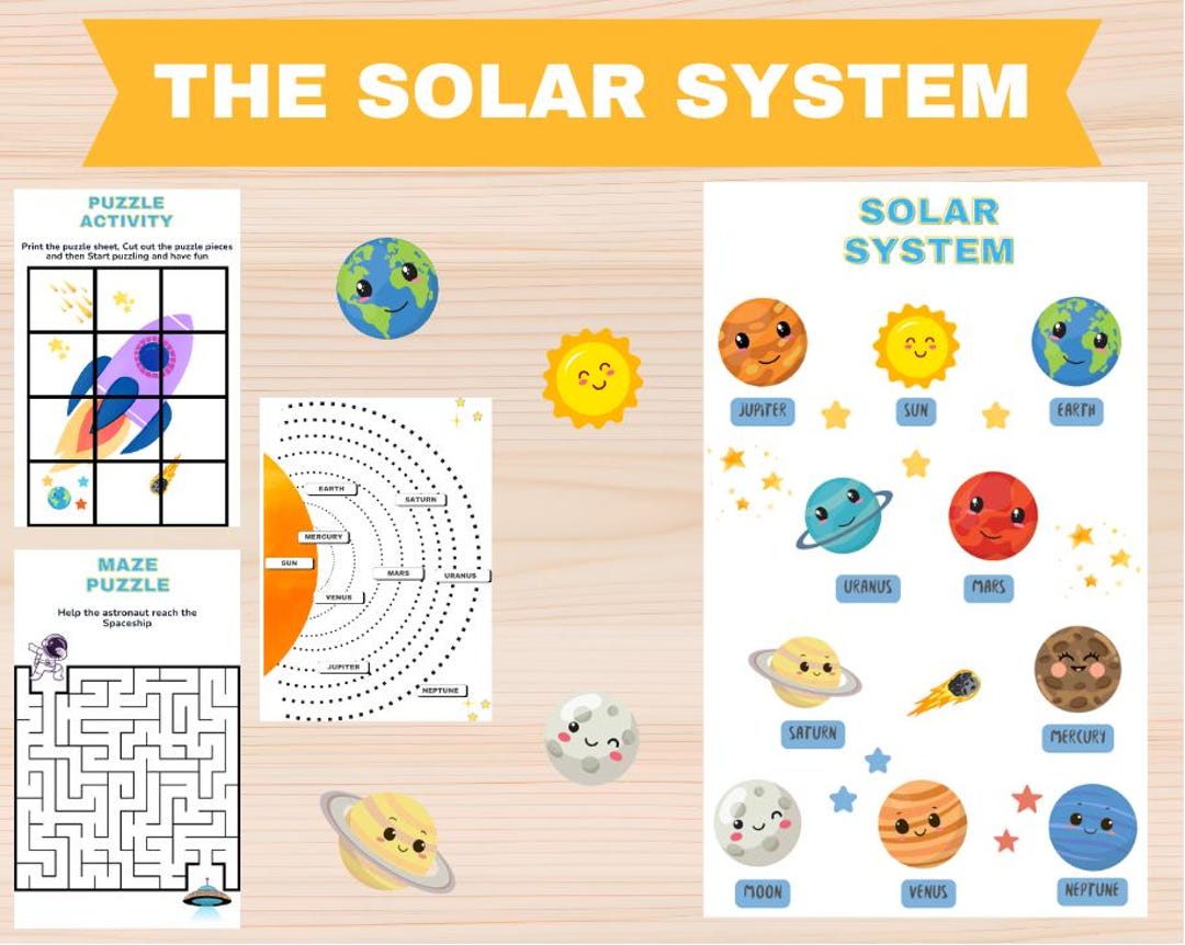 Explore the Solar System: Activity Book and Learning Bundle for ...