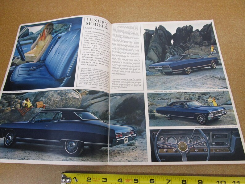 Vintage 1967 Chevrolet Impala Sales Brochure 32 Page Original ...