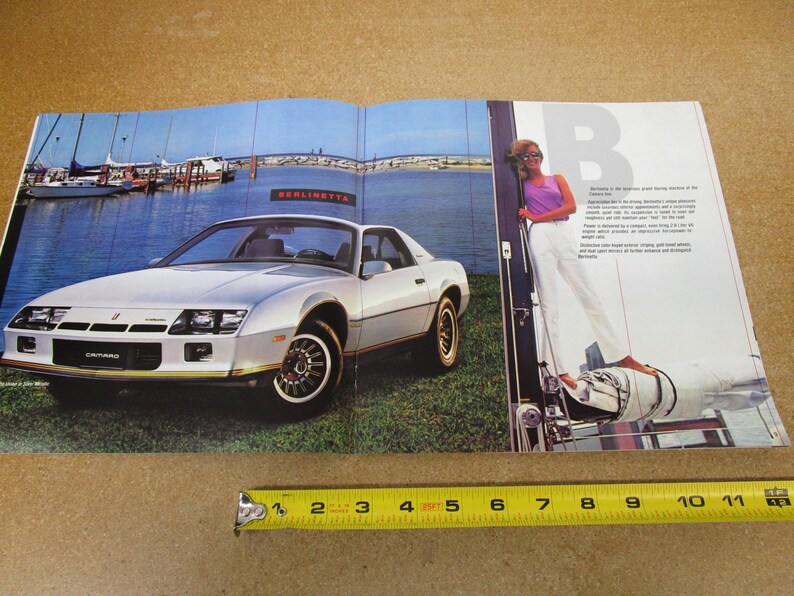 Vintage 1982 Chevrolet Camaro Z28 Sales Brochure 18 Page Original ...
