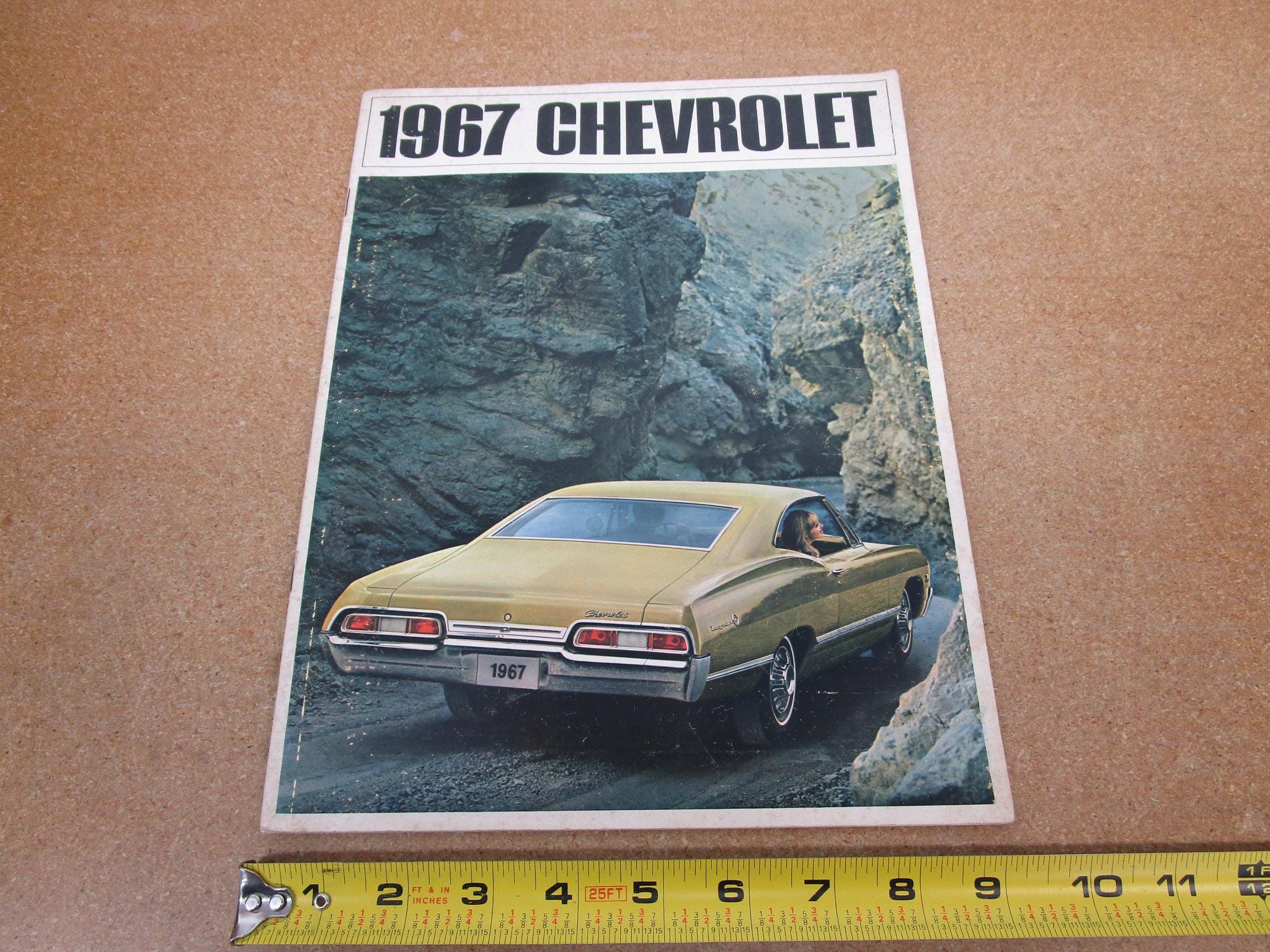Vintage 1967 Chevrolet Impala Sales Brochure 32 Page Original ...