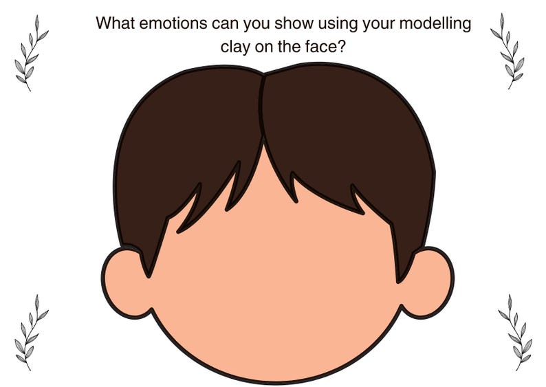 Emotion Play Doh Mat Printable - Etsy