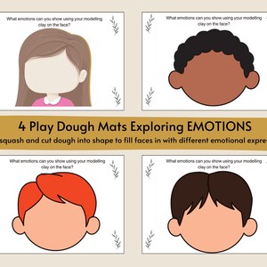 Emotion Play Doh Mat Printable - Etsy