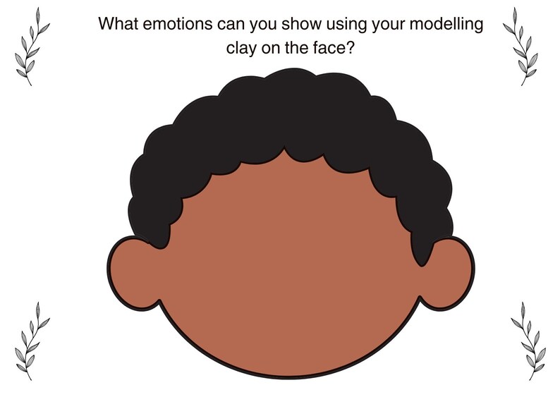 Emotion Play Doh Mat Printable - Etsy