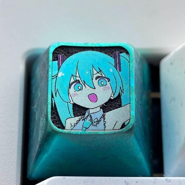 Hatsune Miku Keycaps - Etsy