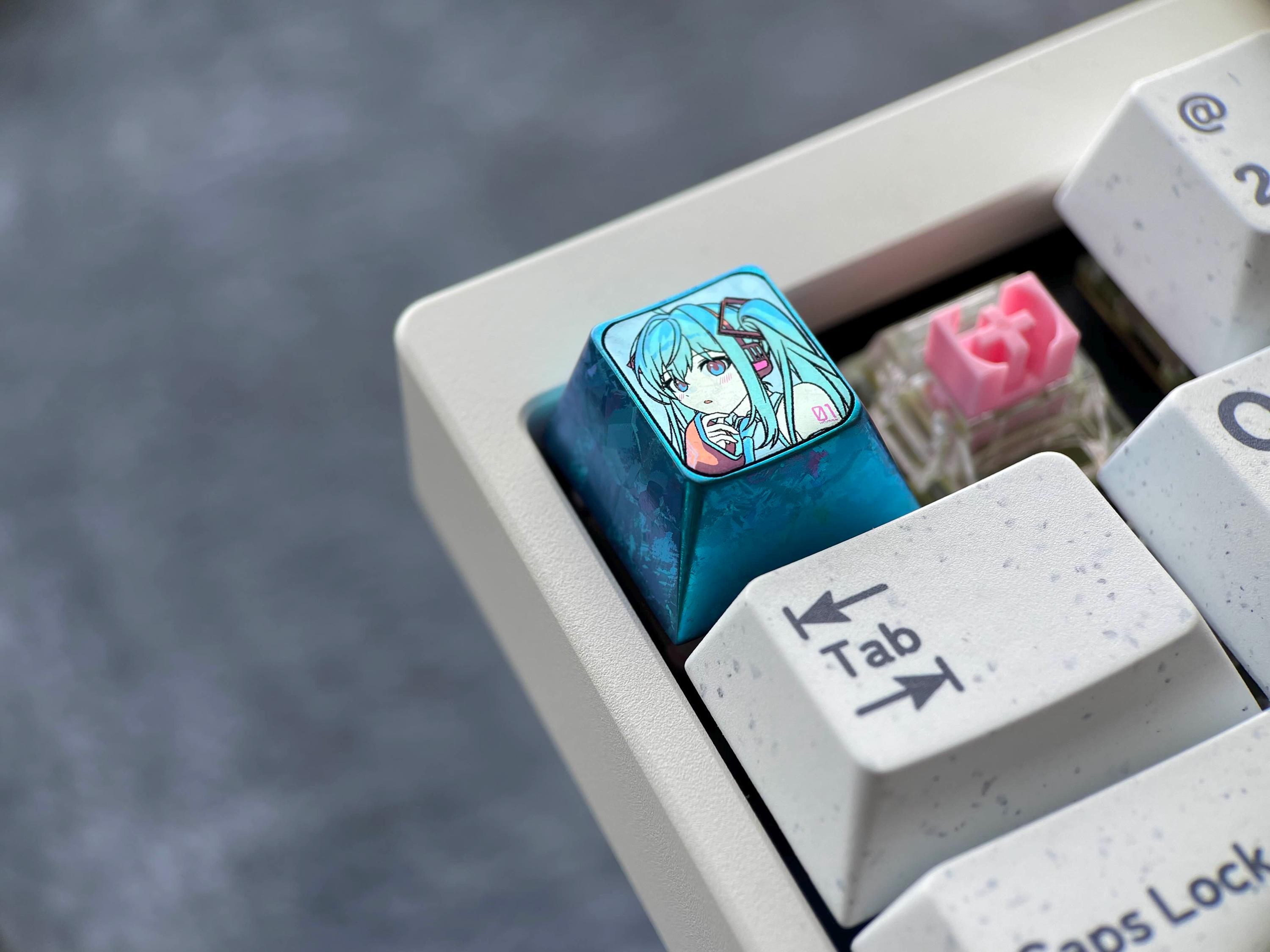 Hatsune Miku Ver. B Titanium Artisan Custom Metal Anime Color Cherry ...