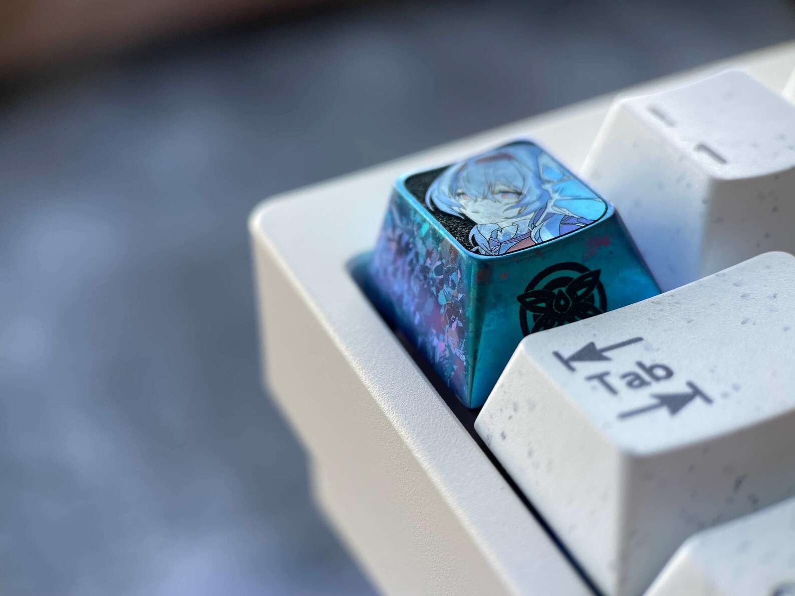 Firefly Titanium Artisan Custom Metal Anime Color Cherry Keycaps - Etsy