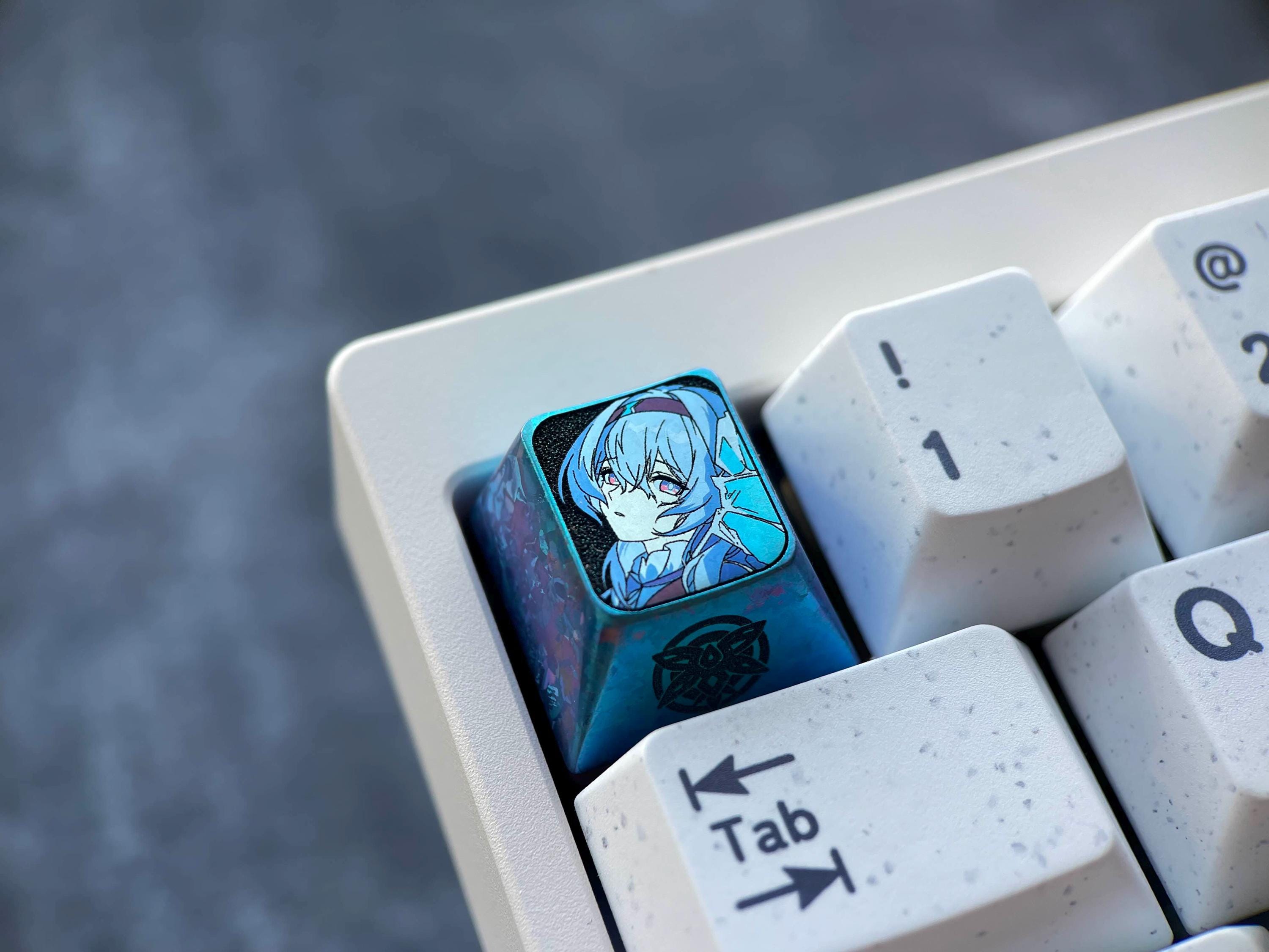 Firefly Titanium Artisan Custom Metal Anime Color Cherry Keycaps - Etsy
