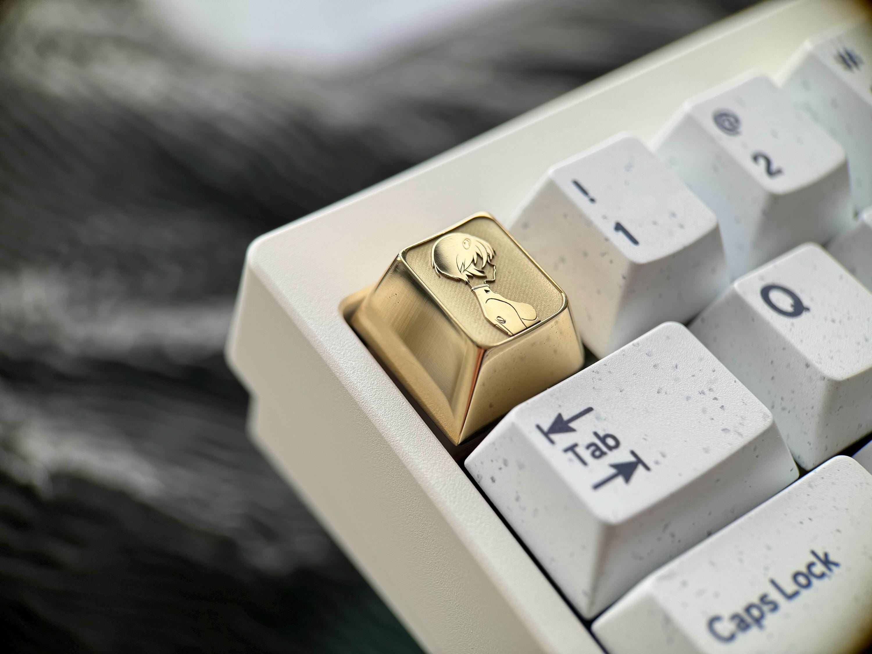 Rei Ayanami Artisan Custom Metal Anime Cherry Keycaps - Etsy