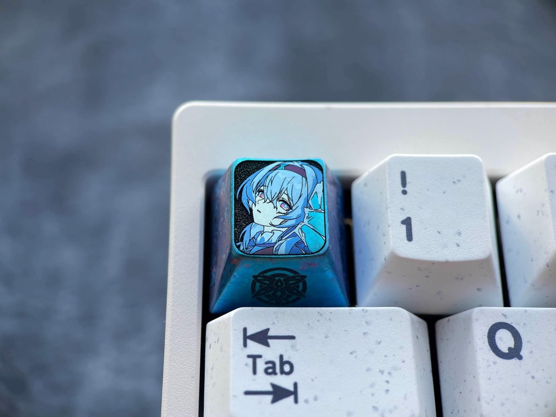 Firefly Titanium Artisan Custom Metal Anime Color Cherry Keycaps - Etsy