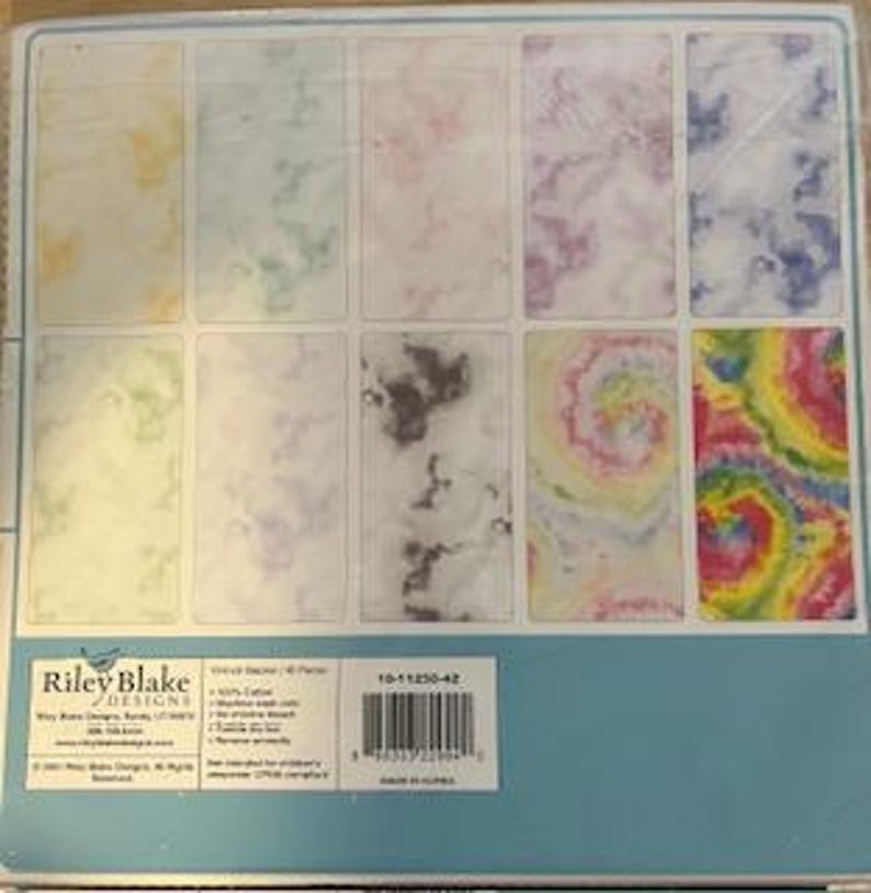 Riley Blake Designs - Tie Dye Layer Cake 10-11230-42 - Etsy