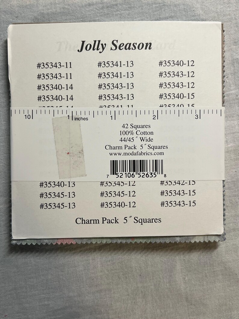 Moda Jolly Season Charm Pack - Etsy