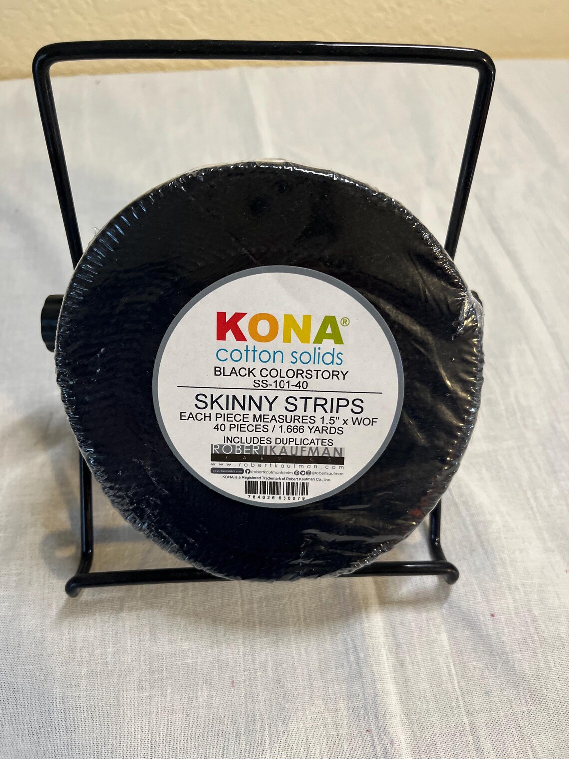 Kona Cotton Solids - Black Color Story Skinny Jelly Roll - Etsy