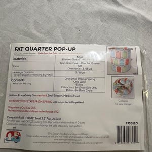 Fat Quarter Pop Up - Etsy