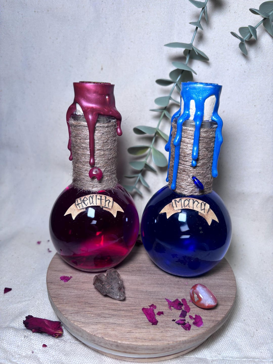 Mana & Health Fantasy Decorative Potion DND Props - Etsy