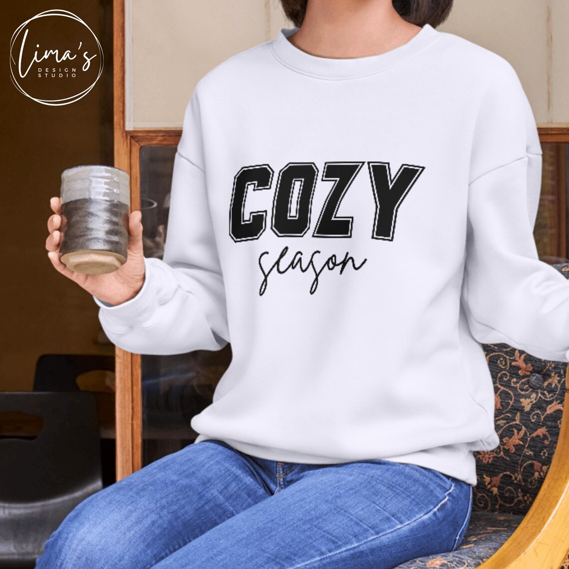 Cozy Season Svg Png, Fall Svg, Cosy Vibes Svg, Vector File, Winter Svg ...