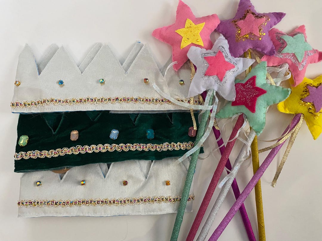 Magic Wand & Crown - Etsy