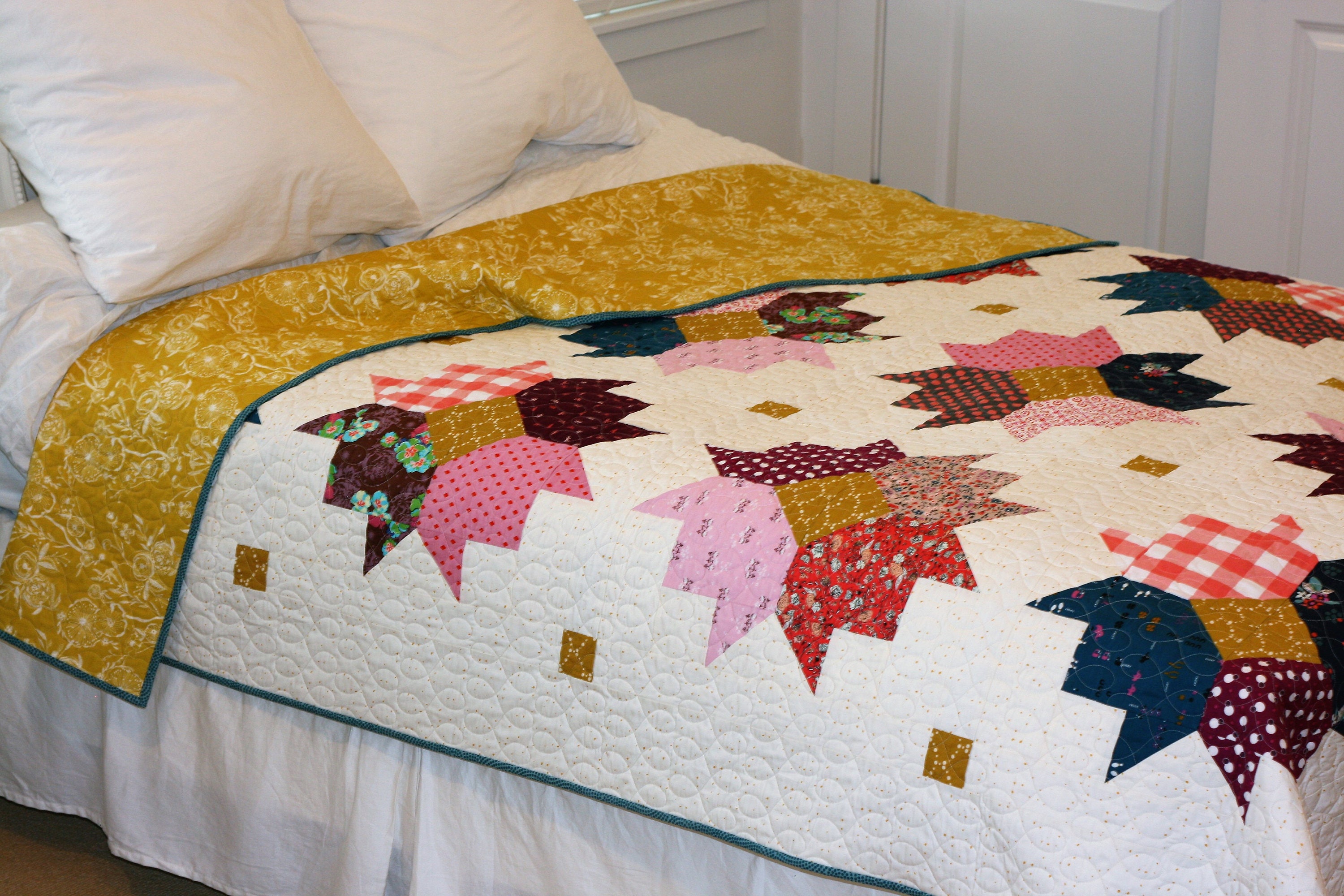 Fall Flowers Digital Pattern | Etsy