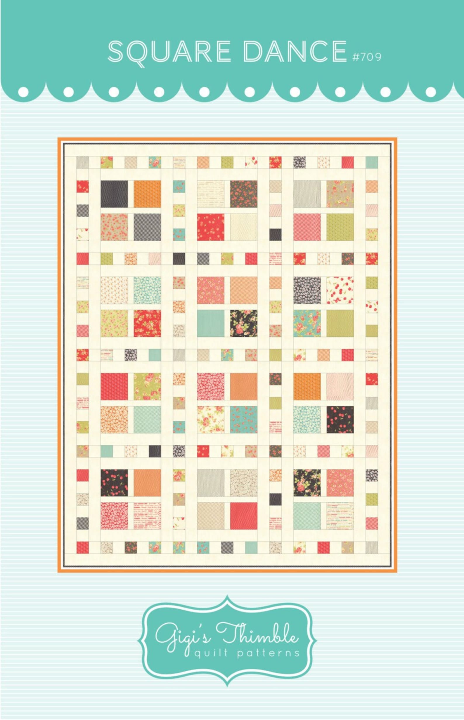 Square Dance PAPER Pattern 0709 - Etsy