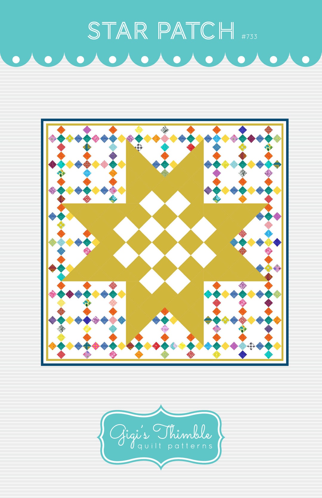 Star Patch PAPER Pattern - Etsy