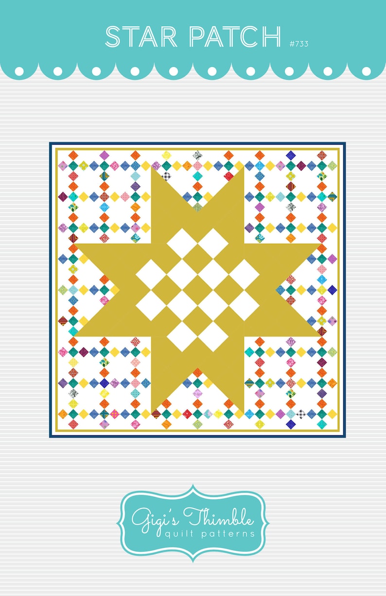 Star Patch PAPER pattern | Etsy