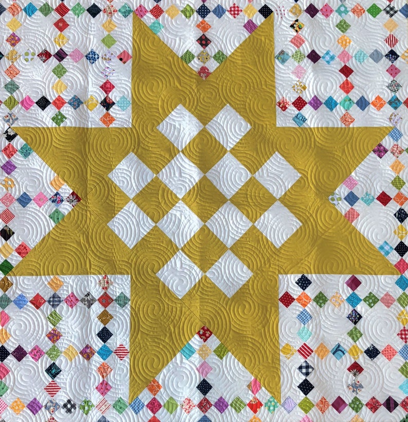 Star Patch PAPER pattern | Etsy