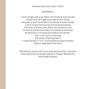 Feels Like Home PAPER Pattern 755 - Etsy