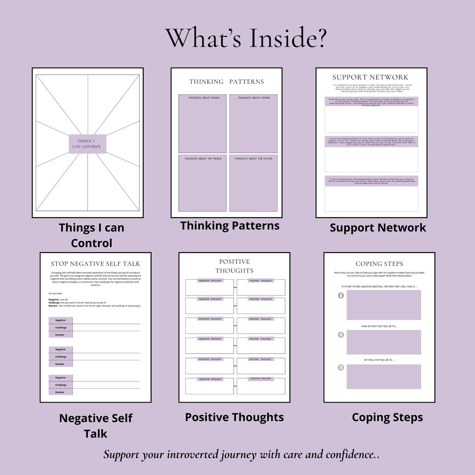 Introvert Journal Template Editable Canva | A4 A5 Mental Clarity & Self ...