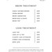 Brow Lash Price List Template Editable Canva | Salon Service Menu ...