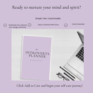 Introvert Journal Template Editable Canva | A4 A5 Mental Clarity & Self ...
