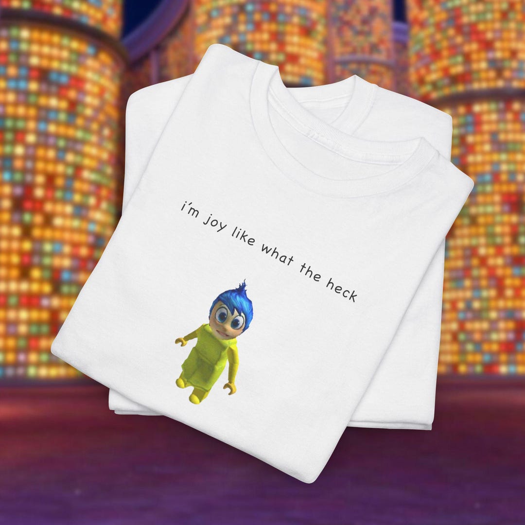 Roblox I'm Joy Like What the Heck Top | Joy Inside Out Tee - Etsy