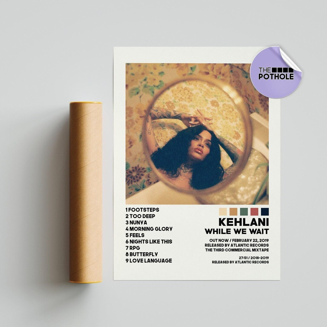 Kehlani Posters / While We Wait Poster / Album Cover Poster, Poster Print Wall Art, Custom ...