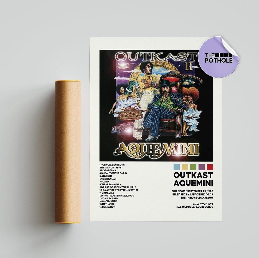 Outkast Posters / Aquemini Poster / Album Cover Poster / Tracklist ...