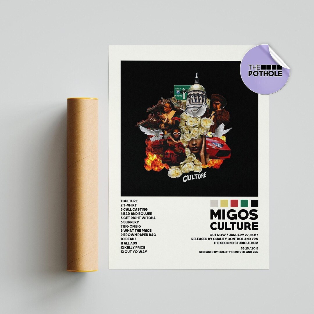 Migos Poster / Culture Poster / Album Cover Poster Poster Print Wall ...