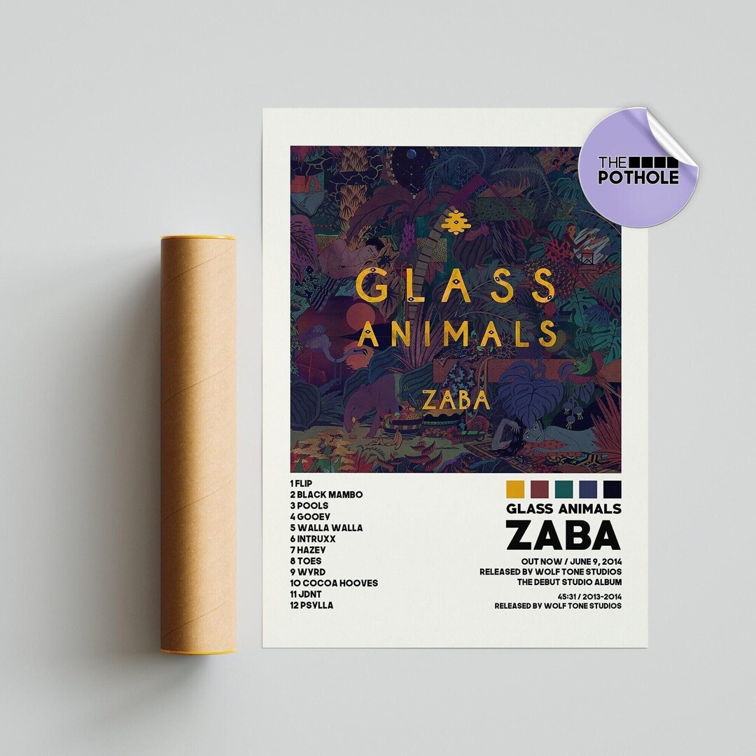 Glass Animals Posters / Zaba Poster / Album Cover Poster / Poster Print ...