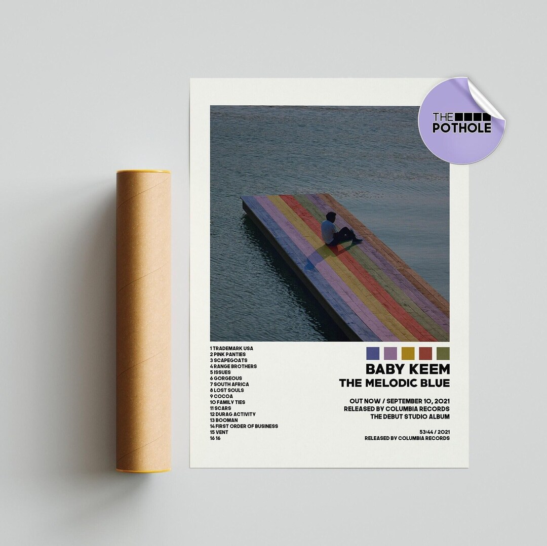 Baby Keem Posters / the Melodic Blue Poster / Baby Keem, the Melodic ...