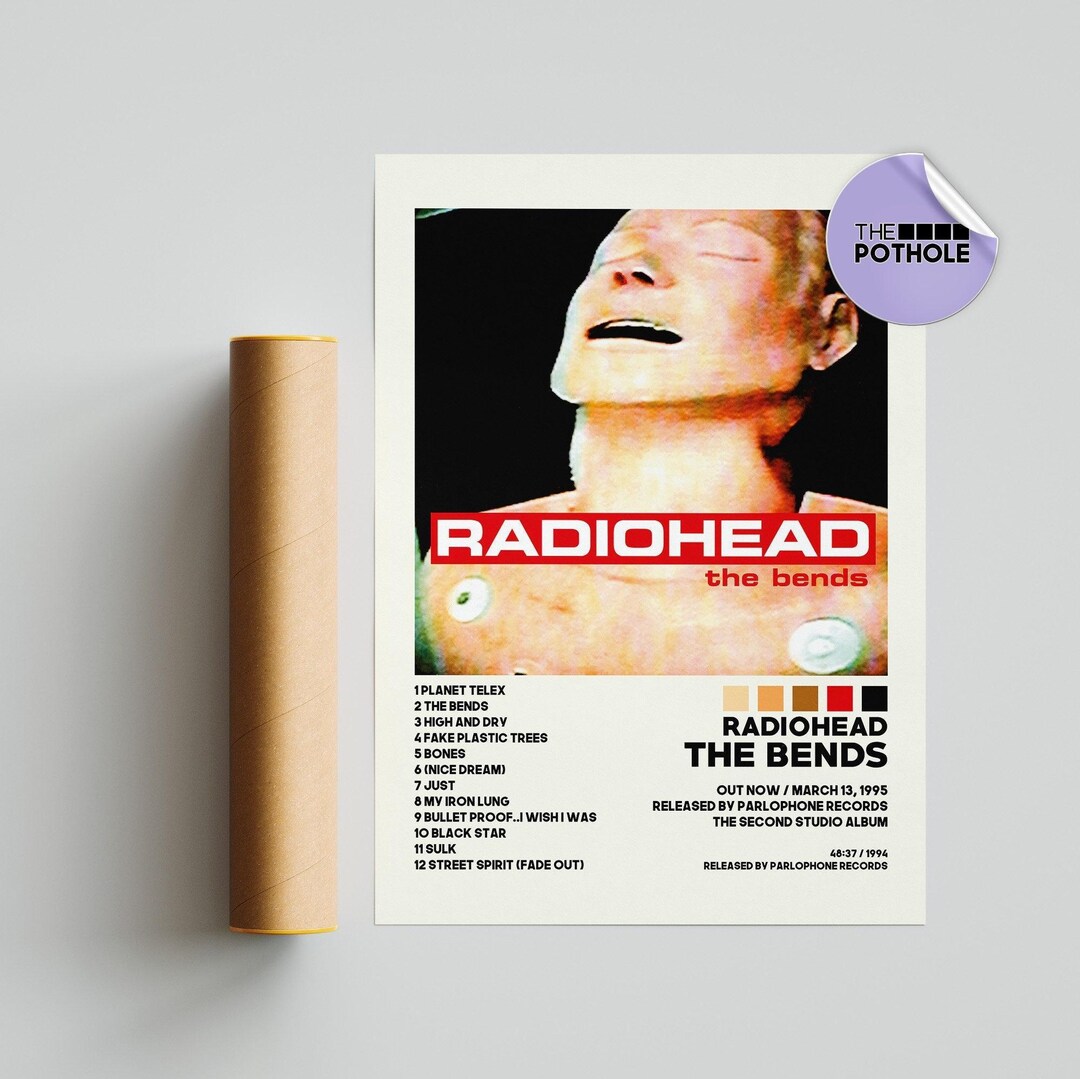 Radiohead Posters / the Bends Poster / Album Cover Poster, Print Wall ...
