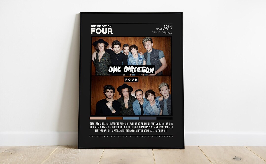 One Direction Posters / FOUR Poster, Album Cover Poster / Poster Print ...