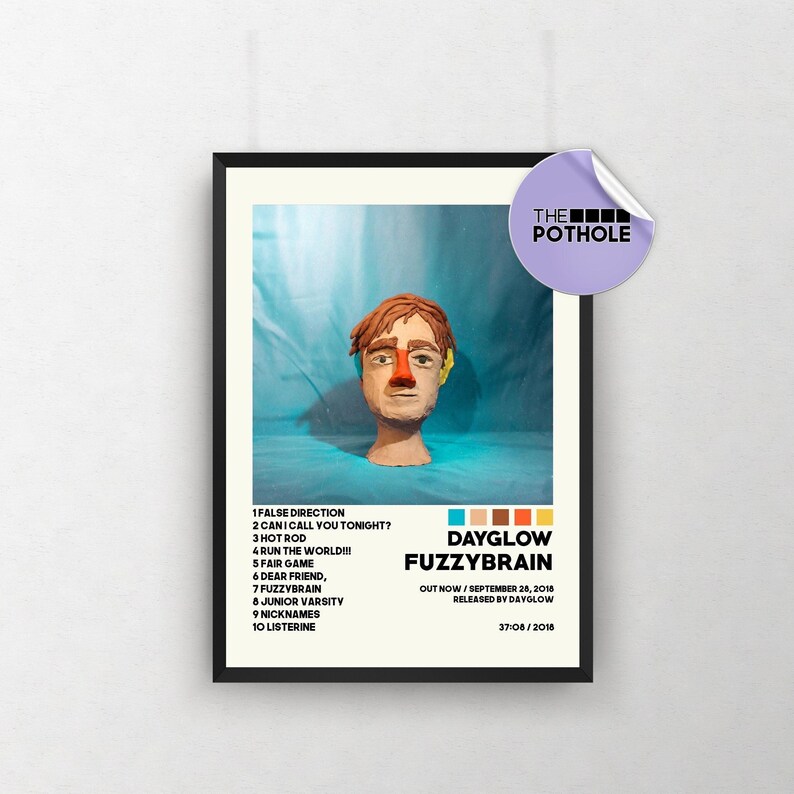 Dayglow Posters / Fuzzybrain Poster / Album Cover Poster / Poster Print ...
