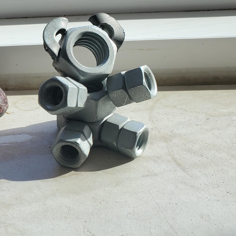 Welding Art Teddy Bear - Etsy UK