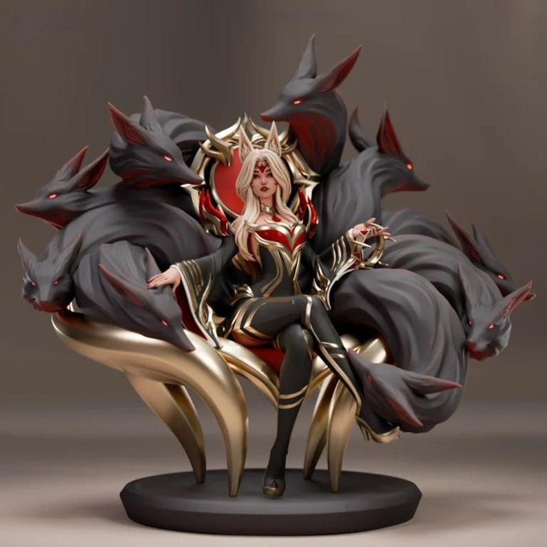 Immortalized Legend Ahri League of Legends STL Files STL Forge - Etsy ...