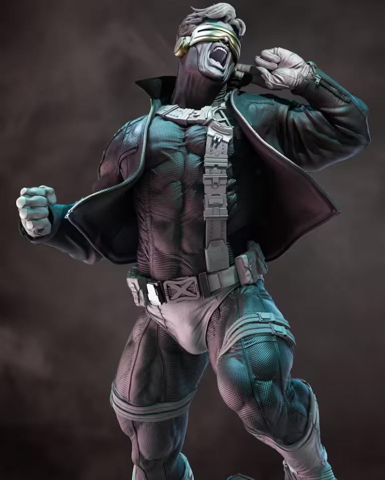 Cyclops - Marvel - STL Files - STL Forge - Etsy