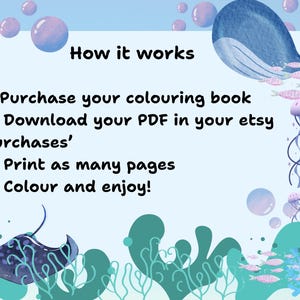 Ocean Colouring Book, Printable Coloring Book, Colouring Book, Coloring ...