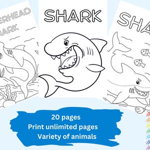 Ocean Colouring Book, Printable Coloring Book, Colouring Book, Coloring ...