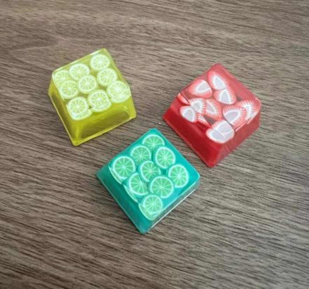 Fruit Watermelon, Lemon, Strawberry, Lime Keycaps, OEM Mechanical ...
