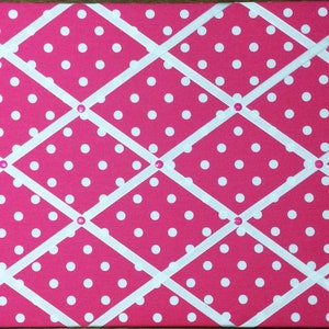 Polka Dot French Memo Board, Bulletin Board, Cork Board - Your Choice ...