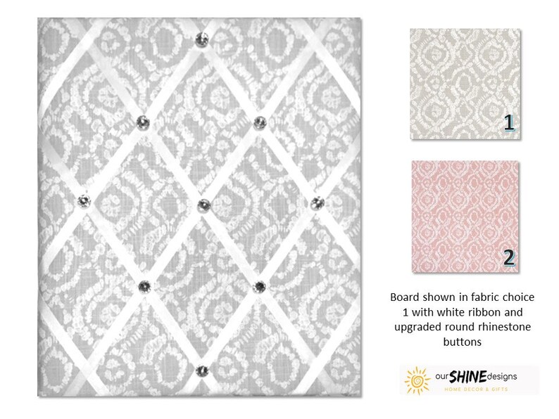 Premier Prints Braylon Damask Print - French Memo Board, Bulletin Board ...