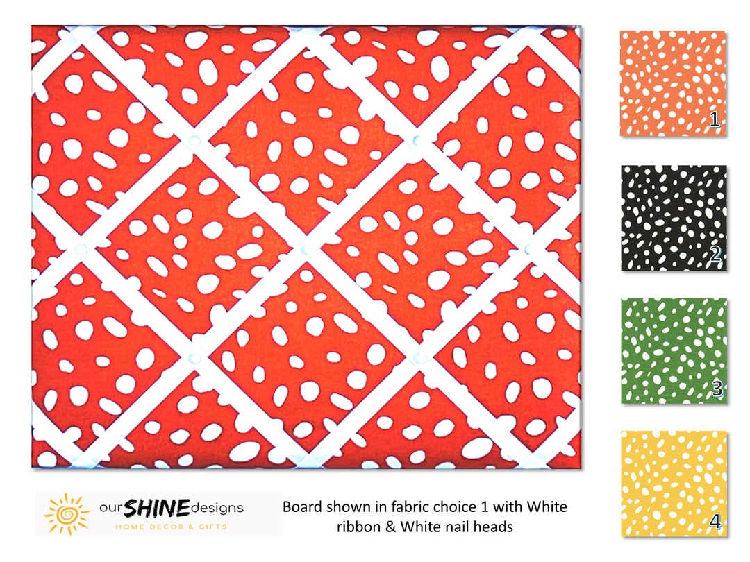 Premier Prints Tali Print Fabric- French Memo Board, Bulletin Board ...