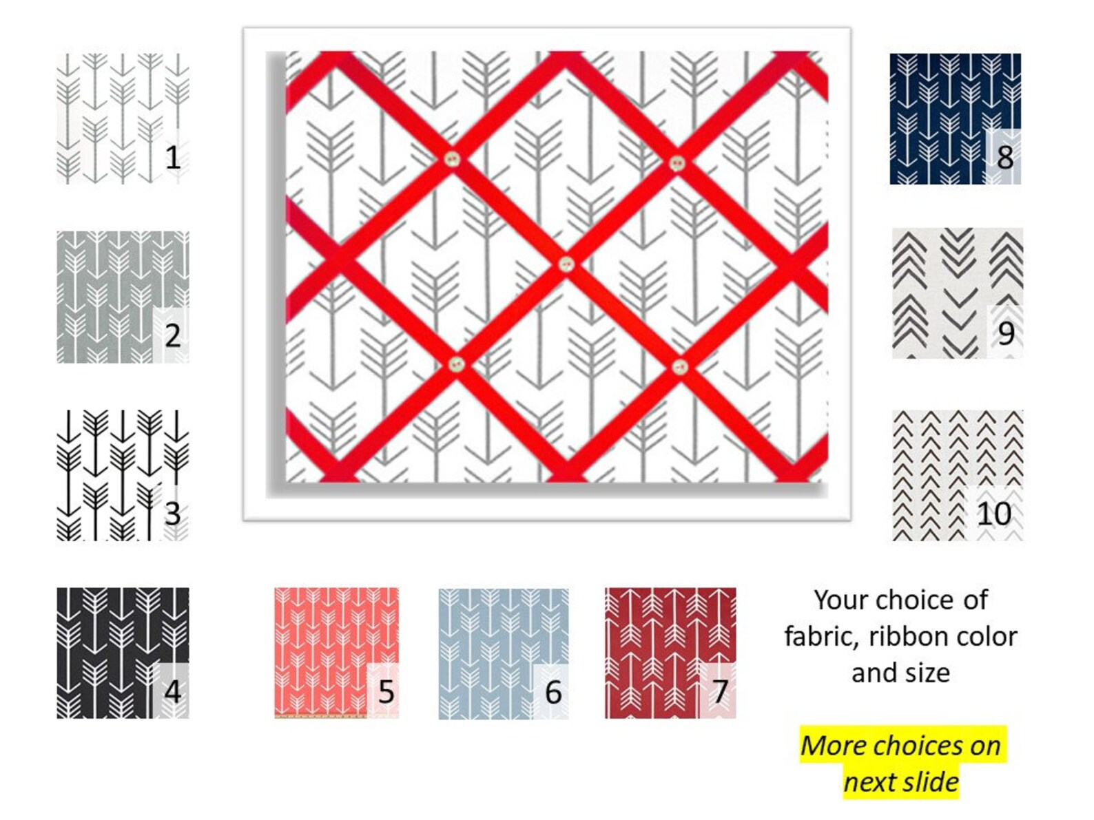 Arrow French Memo Board Bulletin Board Cork Board Your - Etsy