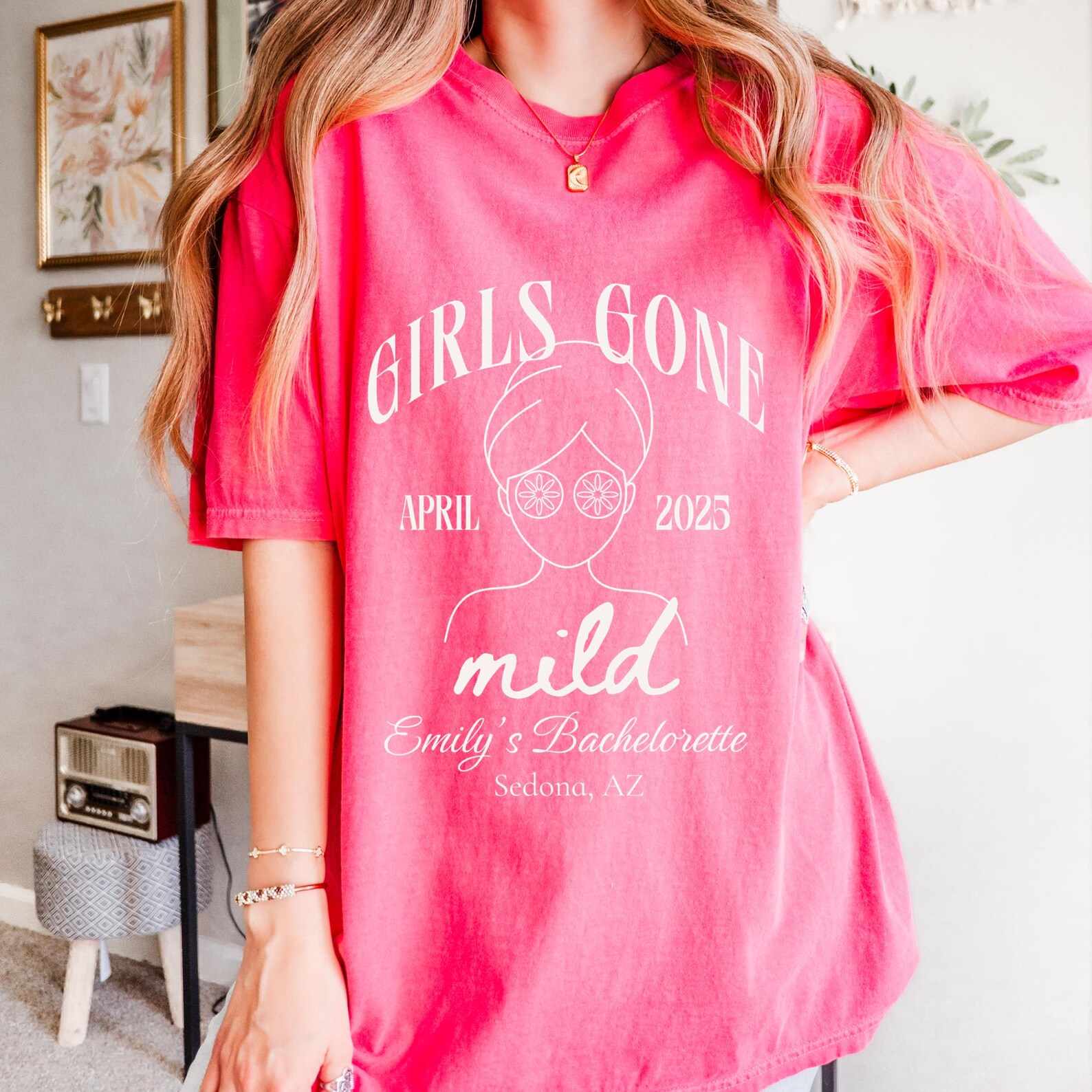 Girls Gone Mild Bachelorette T-shirt: Custom Spa Day Bridal Party Tee ...